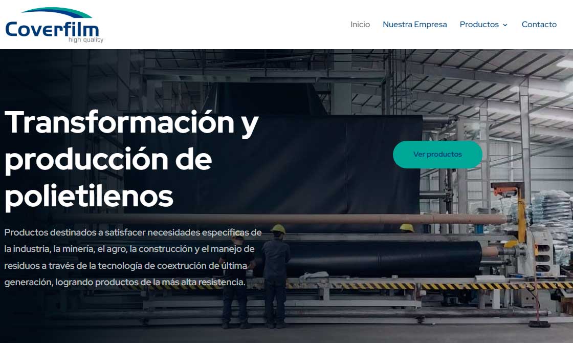 Coverfilm Argentina - Producción de polietilenos Geomembranas